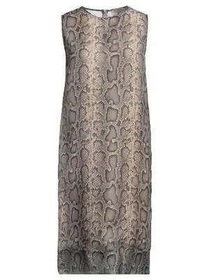 Sportmax Polyester Midi Dress - Beige