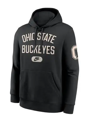 Nike Ohio State Club College Pullover Hoodie - Black