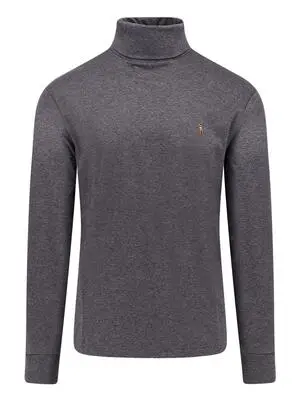 Polo Ralph Lauren Cotton Turtleneck Sweater - Grey