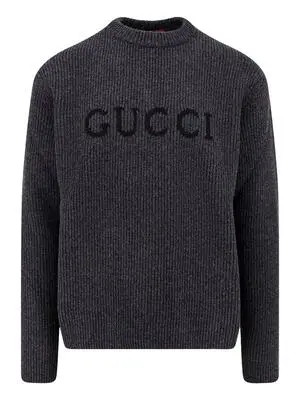 Gucci Wool And Cashmere Sweater - Grey