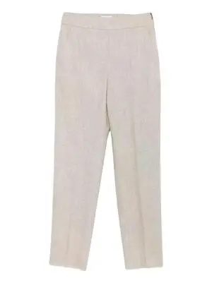 Agnona Raw-cut Trousers - Neutrals
