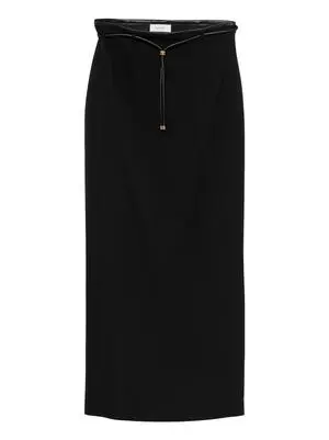 Agnona Drawstring Skirt - Black