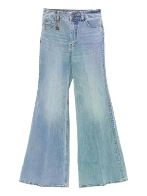 Zimmermann Charm Flared Jeans - Blue