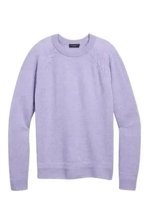 Vineyard Vines Cashmere Crewneck Sweater Lilac Breeze Heather