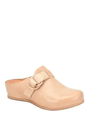 KORK-EASE® Kori Platform Wedge Mule - Natural Leather