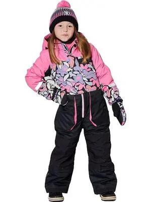 DEUX PAR DEUX One-piece Play Snowsuit - Black