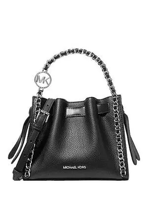 Michael Kors Mina Small Chain Convertible Crossbody Bag - Black