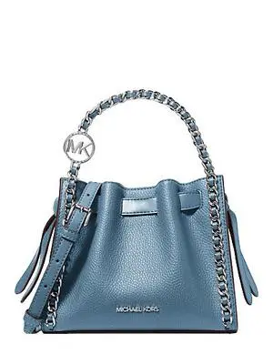 Michael Kors Mina Small Chain Convertible Crossbody Bag - Blue
