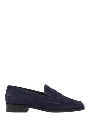 ATP ATELIER Airola Suede Loafers - Mirtillo