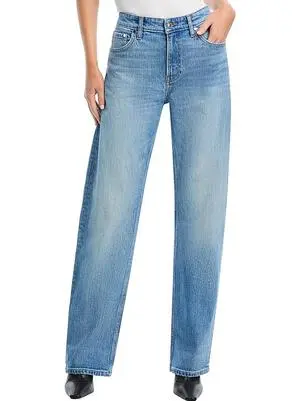 EB DENIM Alida High-rise Bowed Leg Jeans - Cleo
