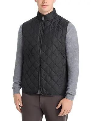 Peter Millar Essex Zip-up Vest - Black