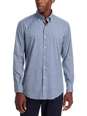 Peter Millar Conway Crown Lite Cotton Stretch Sport Shirt - Gale Grey
