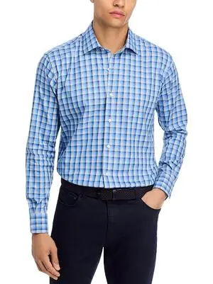 Peter Millar Obispo Crown Lite Cotton Stretch Sport Shirt - Evening Tide