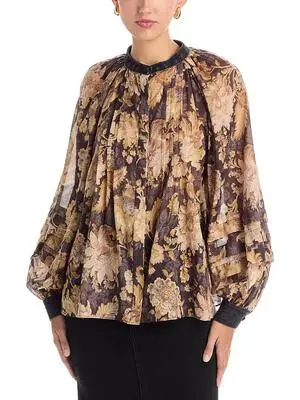 Kobi Halperin Stevie Blouse - Black Multi