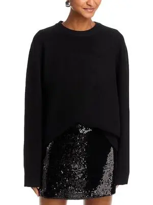 French Connection Emilia Knit Boyfriend Sweater - Black