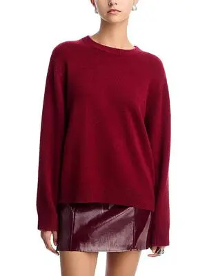 French Connection Emilia Knit Boyfriend Sweater - Cabernet