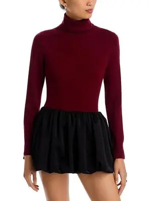 French Connection Babysoft Turtleneck Sweater Cabernet