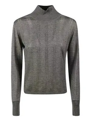 Max Mara High-neck Sweater - Grey