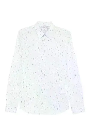 Paul Smith Freefall Printed Long-sleeve Shirt - Blue