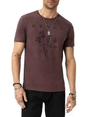 John Varvatos Merci Graphic T-shirt - Merlot