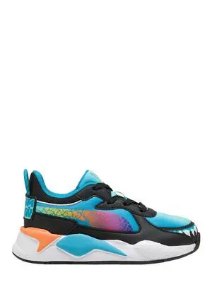 PUMA Rs-x Hot Wheels Monster Trucksin Sneakers - Tropical Blue/orange Glo