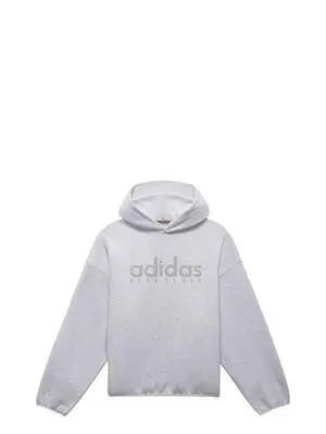 Adidas Fear Of God Athletics Cotton Fleece Hoodie - Light Grey Heather