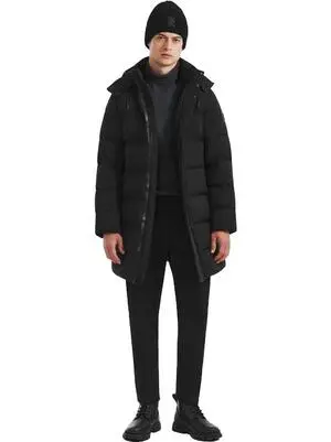 Rudsak Dao Mid-length Puffer Coat - Black