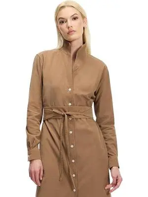 SARAH ALEXANDRA Shirt Dress: Rodeo Queen - Natural