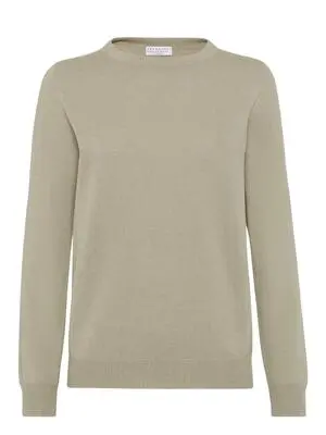 Brunello Cucinelli Cashmere Crew-neck Sweater - Green