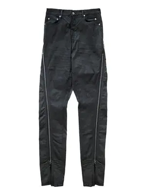 Rick Owens Bolan Banana Jeans With Zips - Black