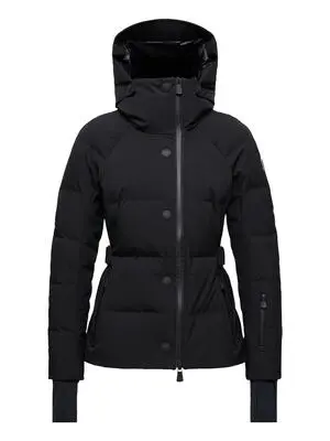 Moncler Guyane Hooded Down Ski Jacket - Black