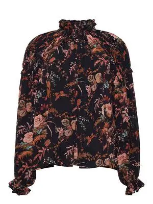 Cara Cara Ipanema Printed Blouse - Pindell Black