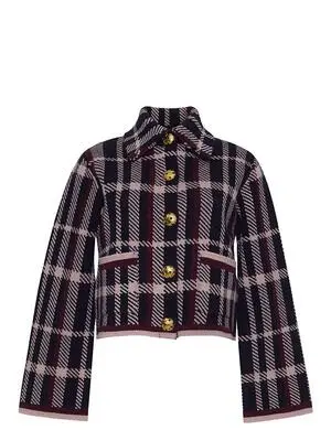 Cara Cara Delilah Plaid Jacket - Navy Plaid