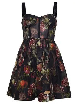 Cara Cara Phoebe Mini Dress - Woodland Black