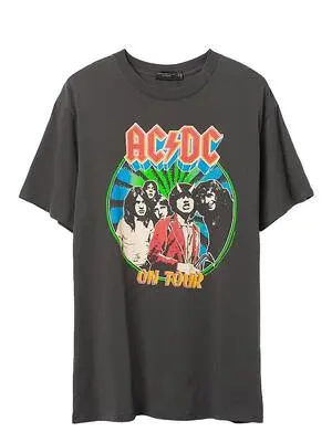 JUNK FOOD CLOTHING AC/DC On Tour Tee