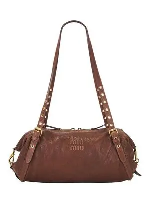 Miu Miu Nappa Monk Bag - Bruciato