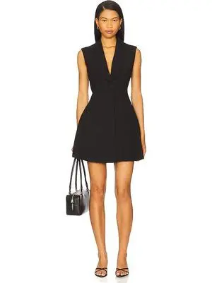 Bardot Hourglass Mini Dress - Black