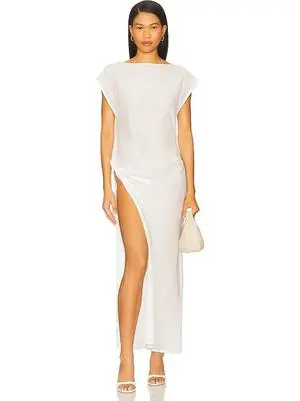 SNDYS Aire Maxi Dress - White
