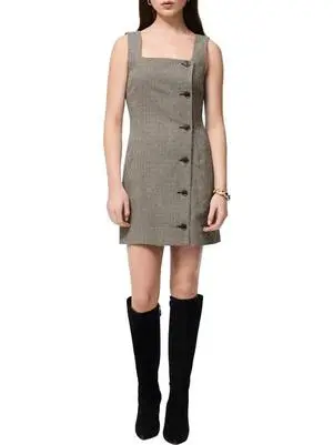 FRENCH CONNECTION Houndstooth Mini Sheath Dress
