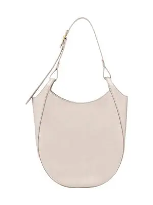 Longchamp Le Foulonne Leather Hobo Bag - Paper