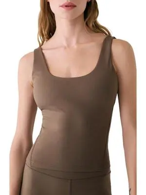 LOLE Serene Support Tank Mocha