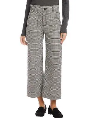 Fifteen Twenty Rylee Cropped Pants - Plaid