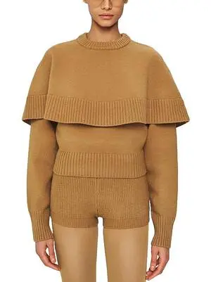 Ronny Kobo Evian Knit Top - Camel