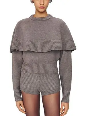 Ronny Kobo Evian Knit Top - Grey