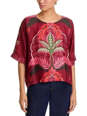 Johnny Was Arden Printed Oversized Blouse - Caleta
