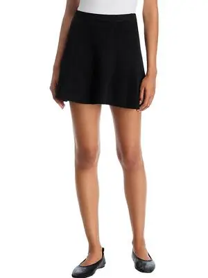 French Connection Vhari Knit Mini Skirt Black
