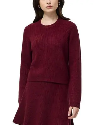 French Connection Vhari Knit Classic Sweater - Cabernet