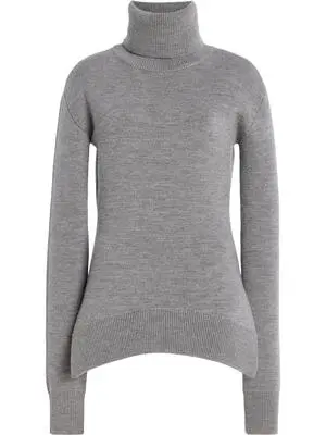 TOTEME Wool Turtleneck Top - Grey