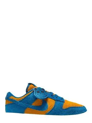 Nike Dunk Low Se Pandamonium Suede Sneakers - Yellow Ochre/court Blue/sail
