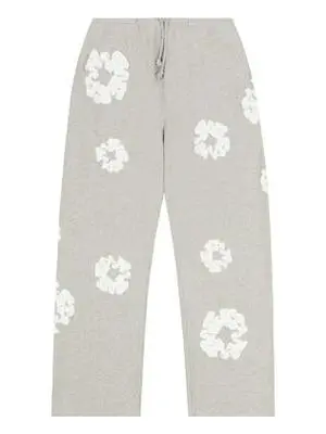 DENIM TEARS Cotton Wreath Baggy Sweatpants - Grey